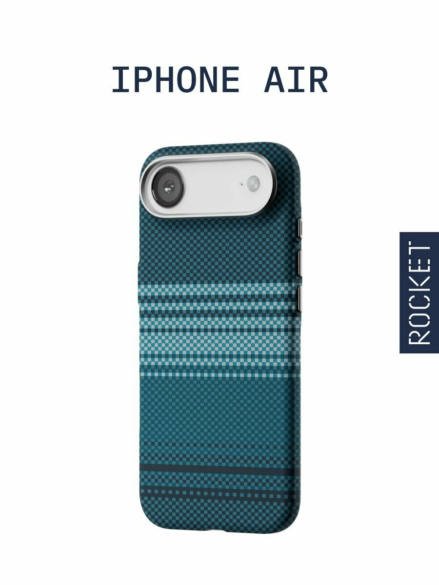 Чехол на iPhone Air ROCKET Graphic, магнитный, цвет: синий