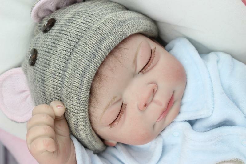 50см Кукла Возрожденный Детский Кукла Детские Игрушки Новорожденный Детский Кукла Девочка Подарок ()