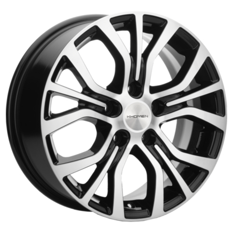 Диск колесный Khomen Wheels KHW1608 (Changan CS35) 6,5x16 5x110 Dia63.3 ET46 цвет Black-FP
