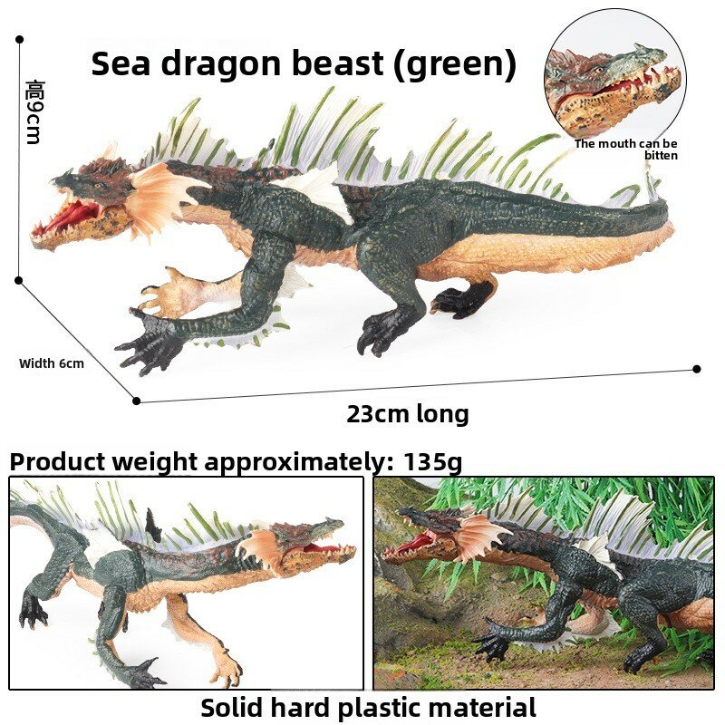 Триголовый собака огненный феникс камень монстр дракон модель варкрафт для детей и коллекционеров подарок стиль1