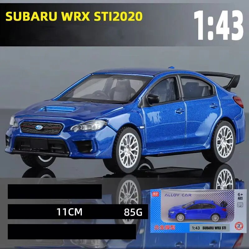 Коллекционные модели Субару металлическая модель 1:43 Subaru WRX STI