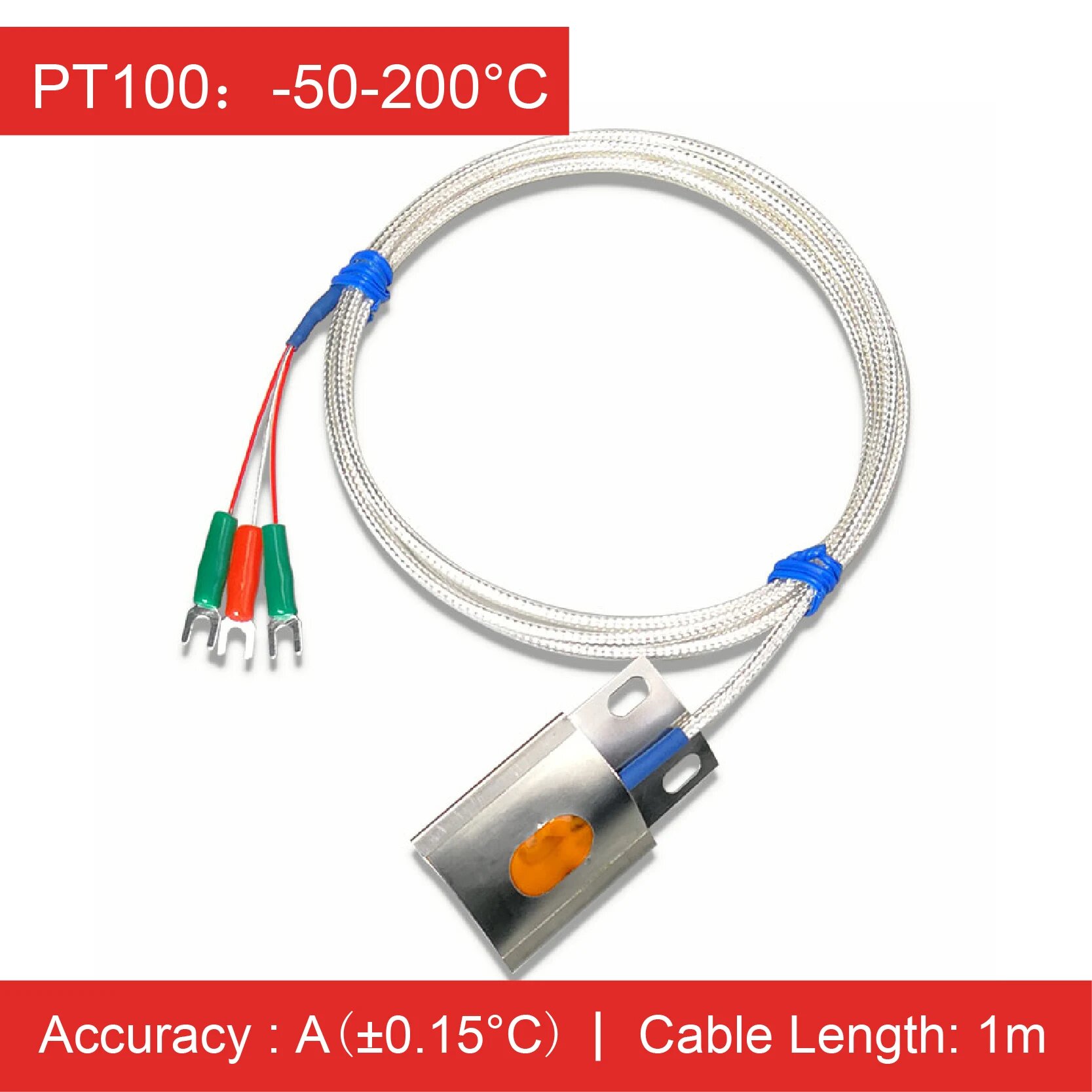 Датчик температуры PT100 CERTEON для труб A-1M