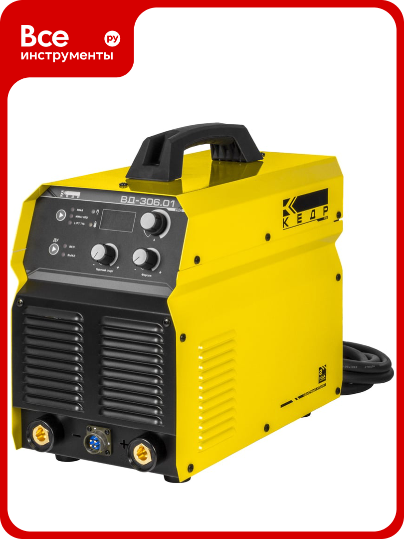 Инверторный сварочный аппарат кедр ВД-306.01 PRO 8014764, с пульта дистанционного управления