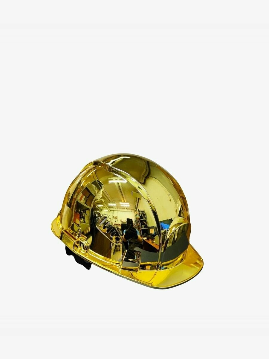 Каска строительная для защиты головы, декоративный подарок, цвет "Золото"
