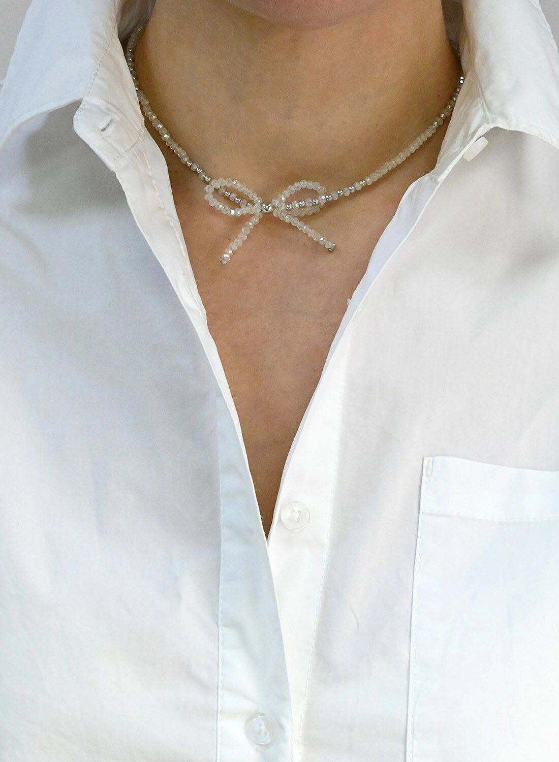 Чокер, циркон