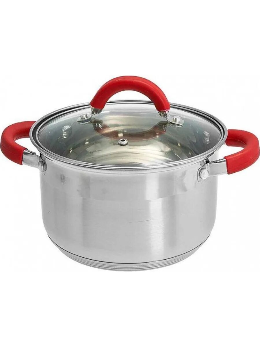 Кастрюля стальная BE-343/2 5,2л+крышка