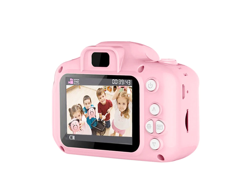 Детская камера мини цифровая USB заряжаемая видеокамера для детей детский младенческий портативный, цвет: Розовый, Синий, Зеленый (выбор), экран 2 дюйма, функция: Фотография, Видеозапись, Фотостикер, разрешение видео 720P, батарея 1*5V 600mAh литиевая,