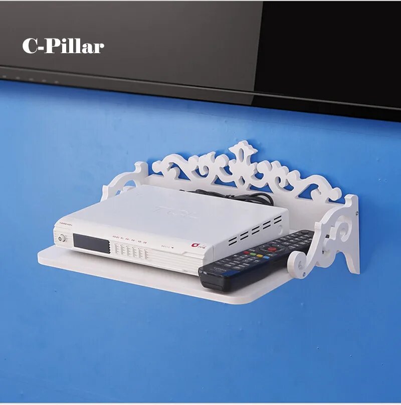 Настенная полка для ТВ-приставки