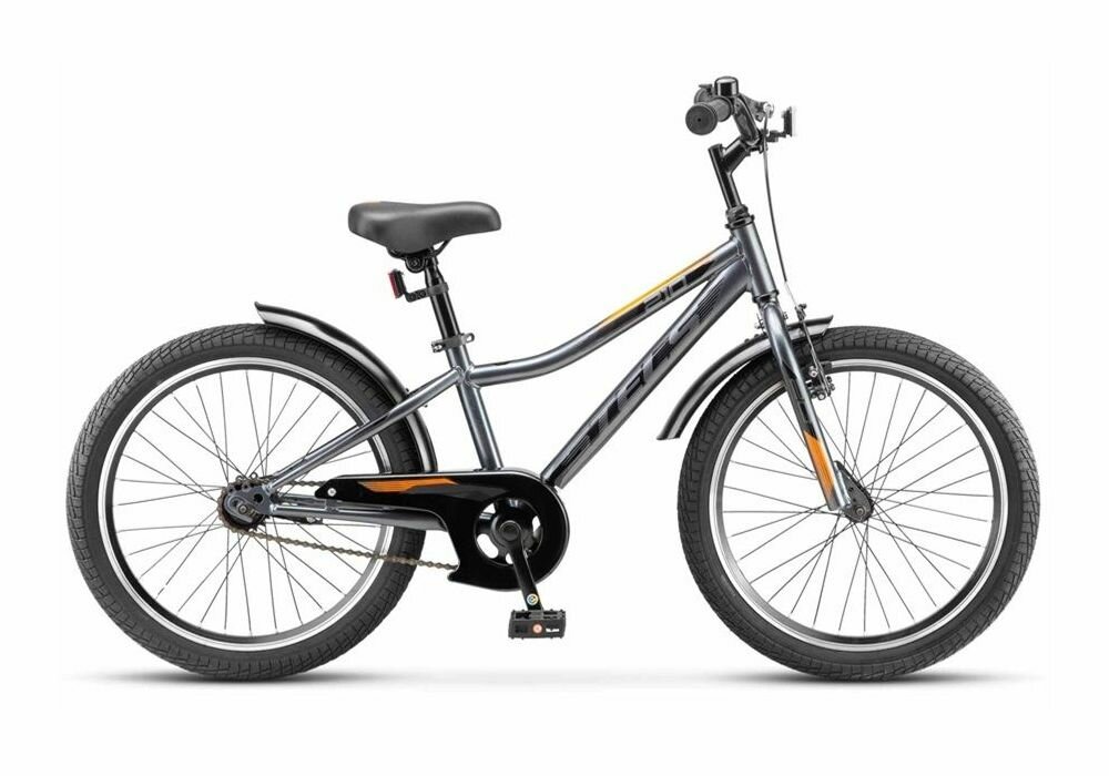 Детский велосипед Stels Turbo 210 VC 20, год 2026, цвет Серый
