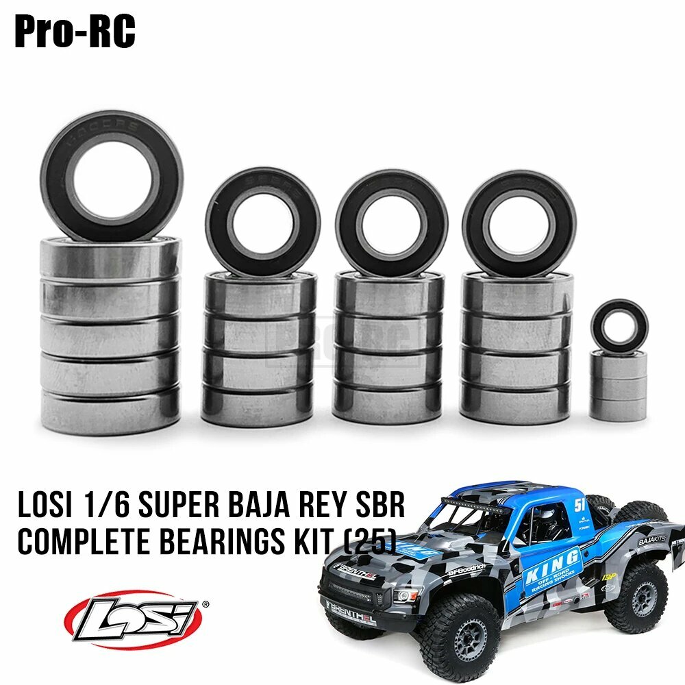 Подшипники Losi 1/6 Super Baja Rey SBR 25 шт