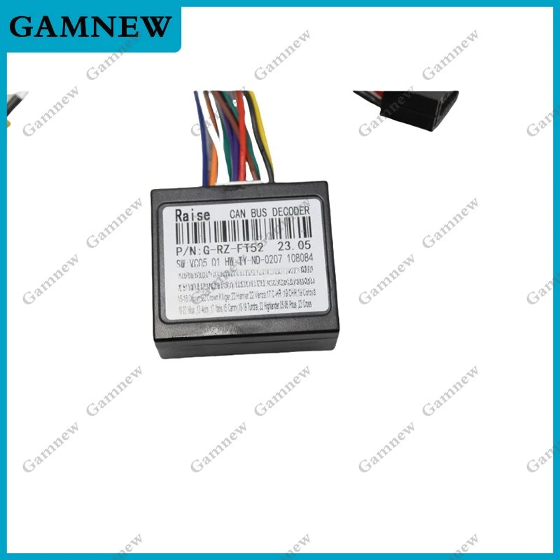 Автомобильный 16-контактный Android проводной кабель питания адаптер с can-шиной для Toyota RAV4 2016-2020/Camry 2012/Highlander 2018, Only Canbus