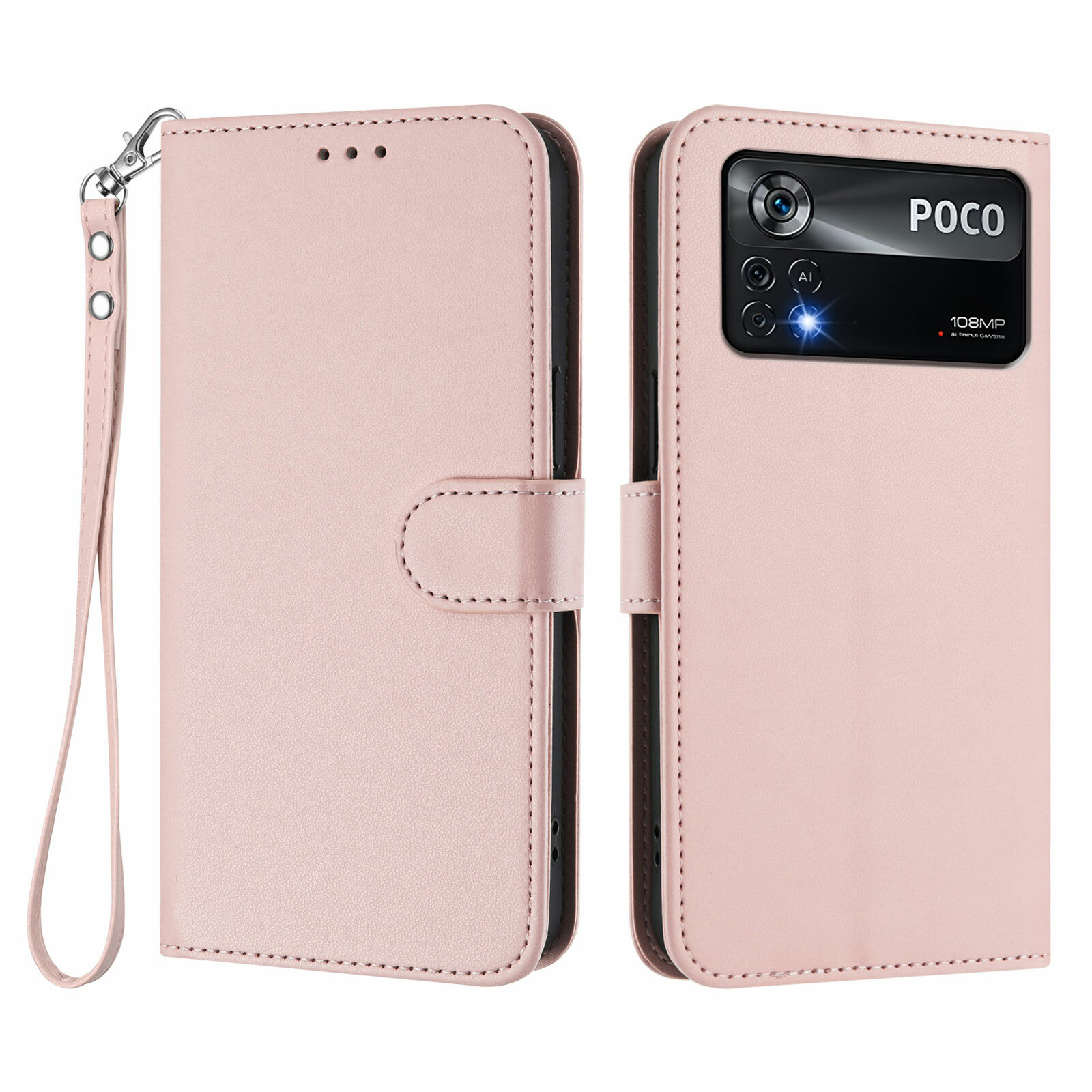 Подходит для Xiaomi POCO M4 Pro 4G( Сяоми Поко M4 Про 4G ) Магнитные пряжки, кронштейны, сейсмостойкие, новинки, подарки