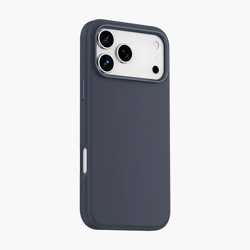 Чехол iPhone 17 Pro Max KEEPHONE Magsafe ROSANA темно-синий