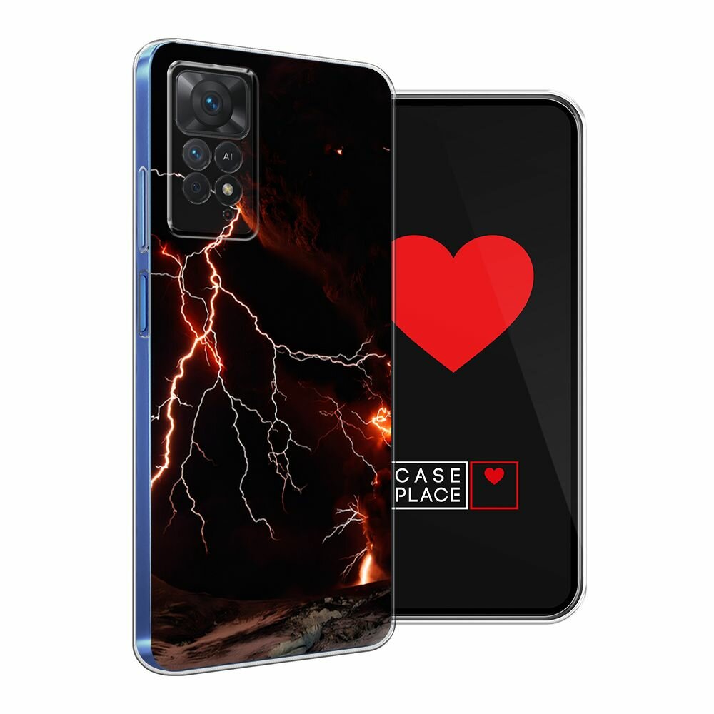 Чехол на Xiaomi Redmi Note 11E Pro / Сяоми Редми Нот 11E Pro Про с принтом "Молния 4" — фото 1
