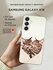 Чехол на Samsung Galaxy A16 / Самсунг А16 с принтом "Влюбленные котейки - 14 фев...