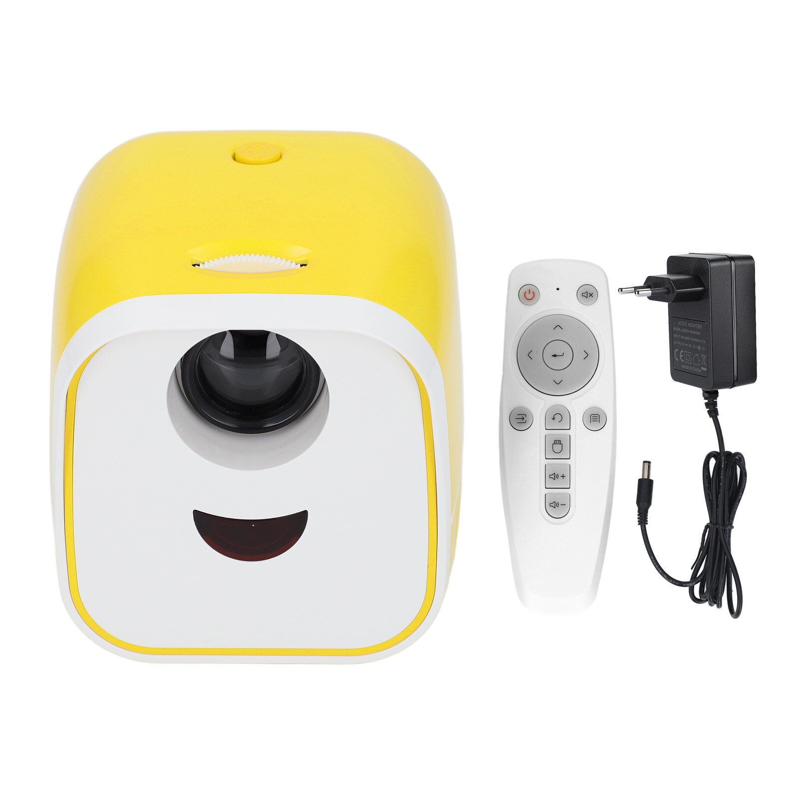 Портативный проектор 1080P, USB/AV, мультимедиа, EU