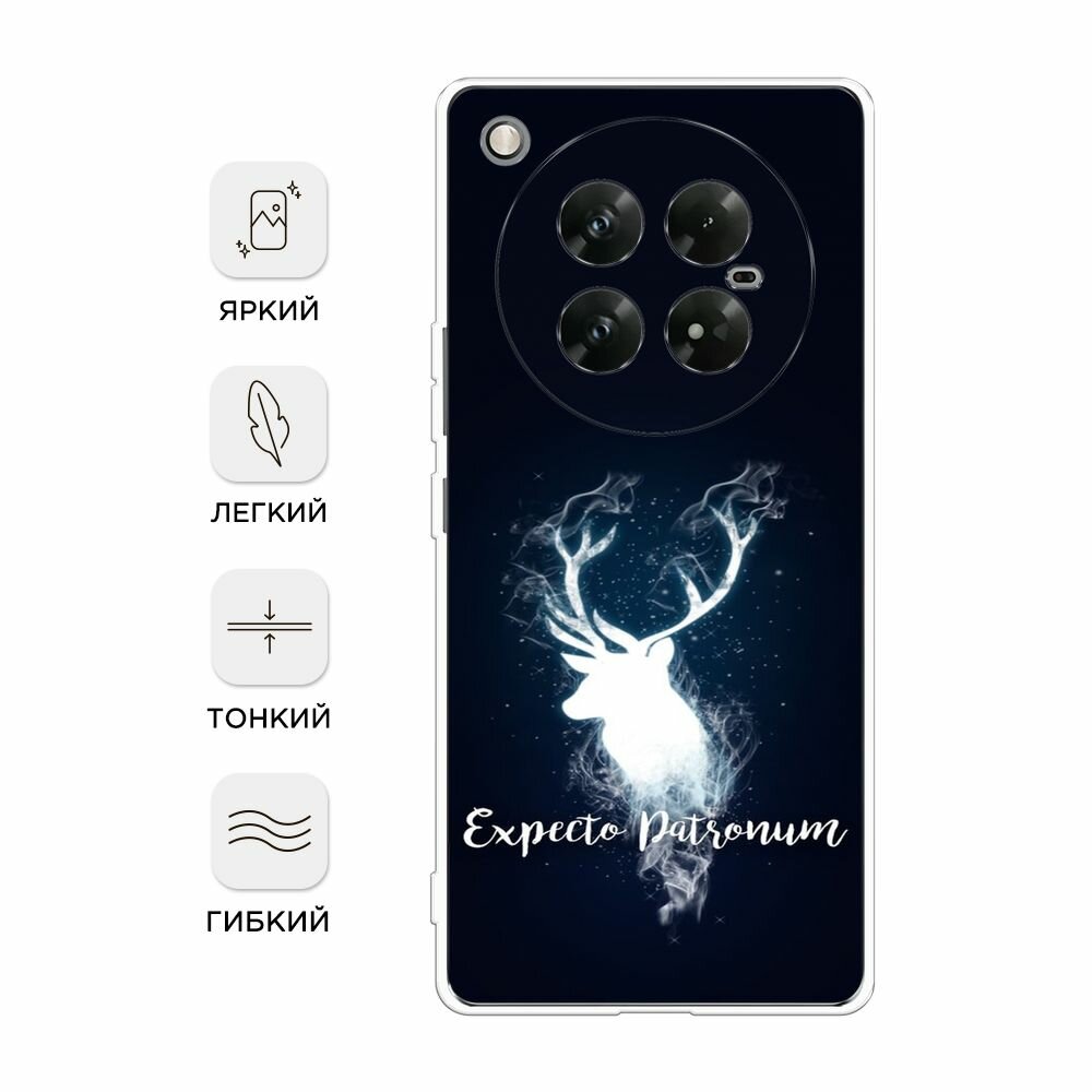 Чехол на Infinix Zero 40 5G / Инфиникс Зеро 40 5G с принтом Expecto Patronum — фото 1