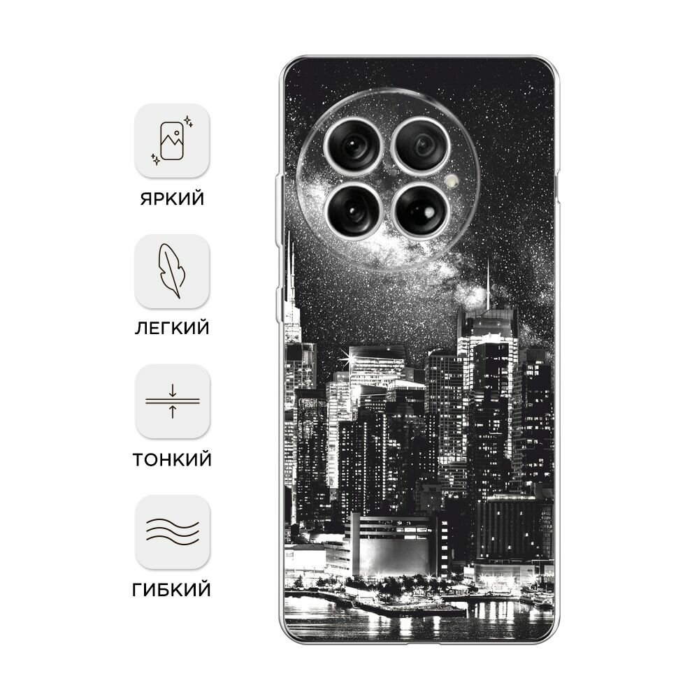Чехол на OnePlus 13 / Ван Плас 13 с принтом "Ночной Нью-Йорк" — фото 1