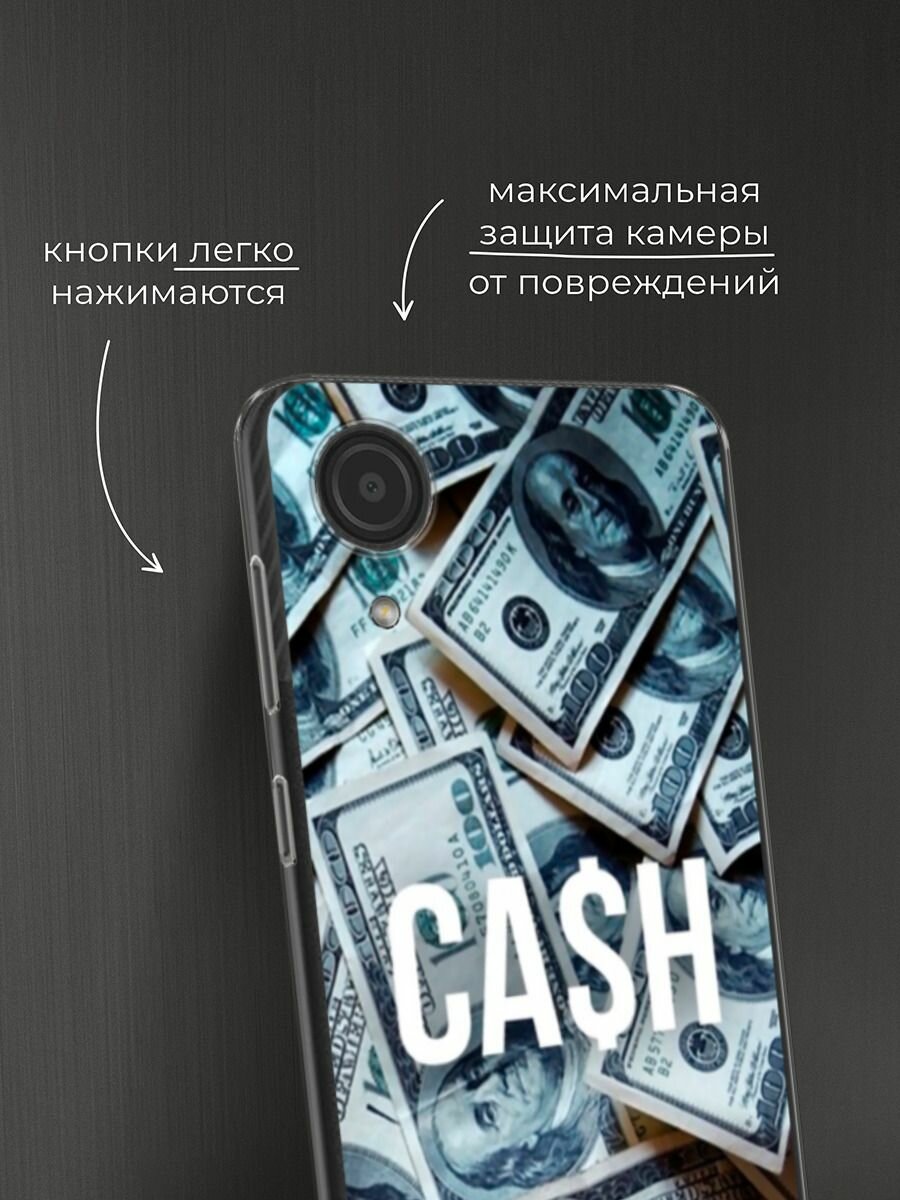 Чехол на Samsung Galaxy A03 Core / Самсунг Галакси А03 Core с принтом "Cash" — фото 1