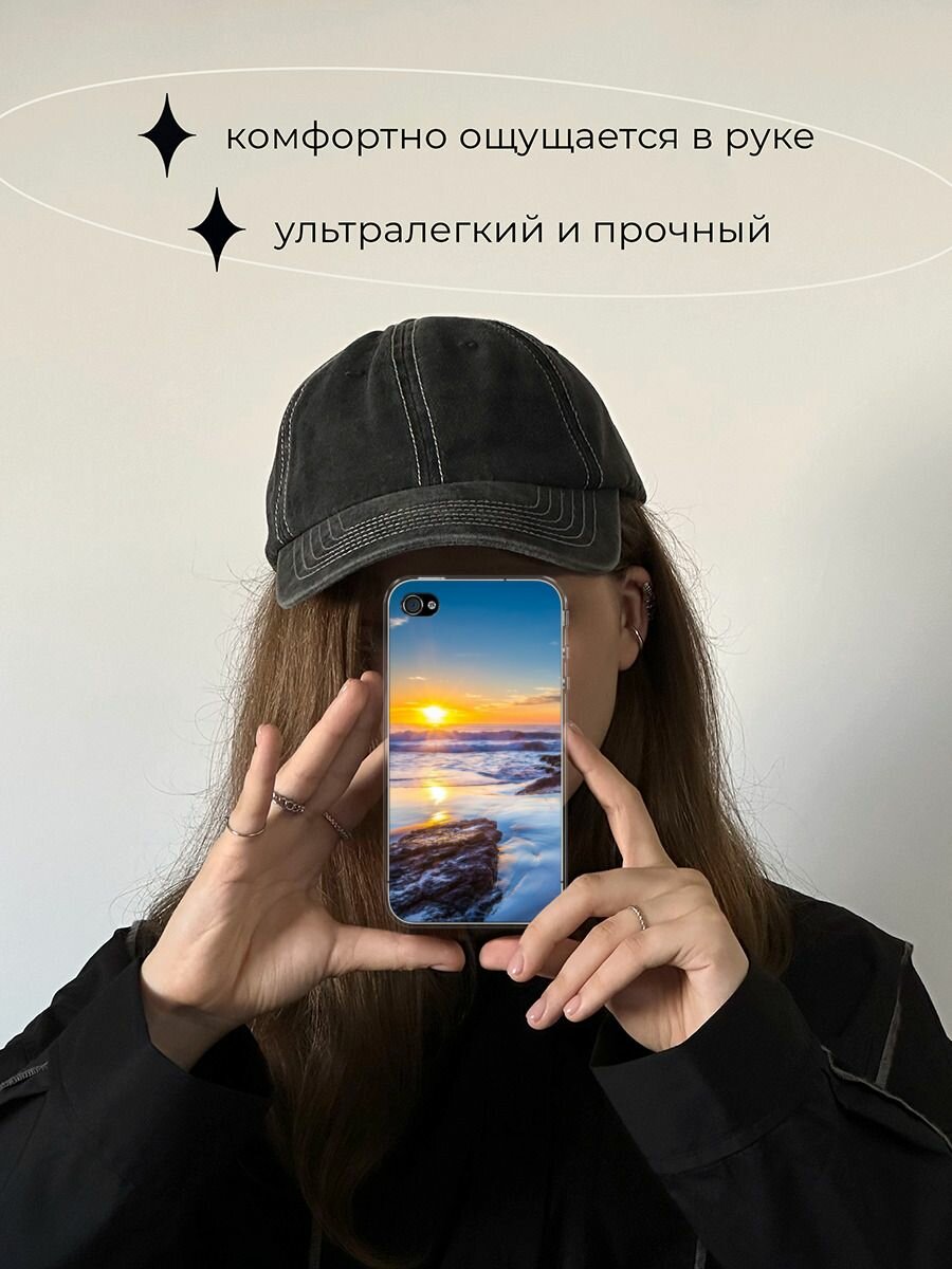 Чехол на Apple iPhone 4/4S / Айфон 4/4S с принтом "Восход 6" — фото 1