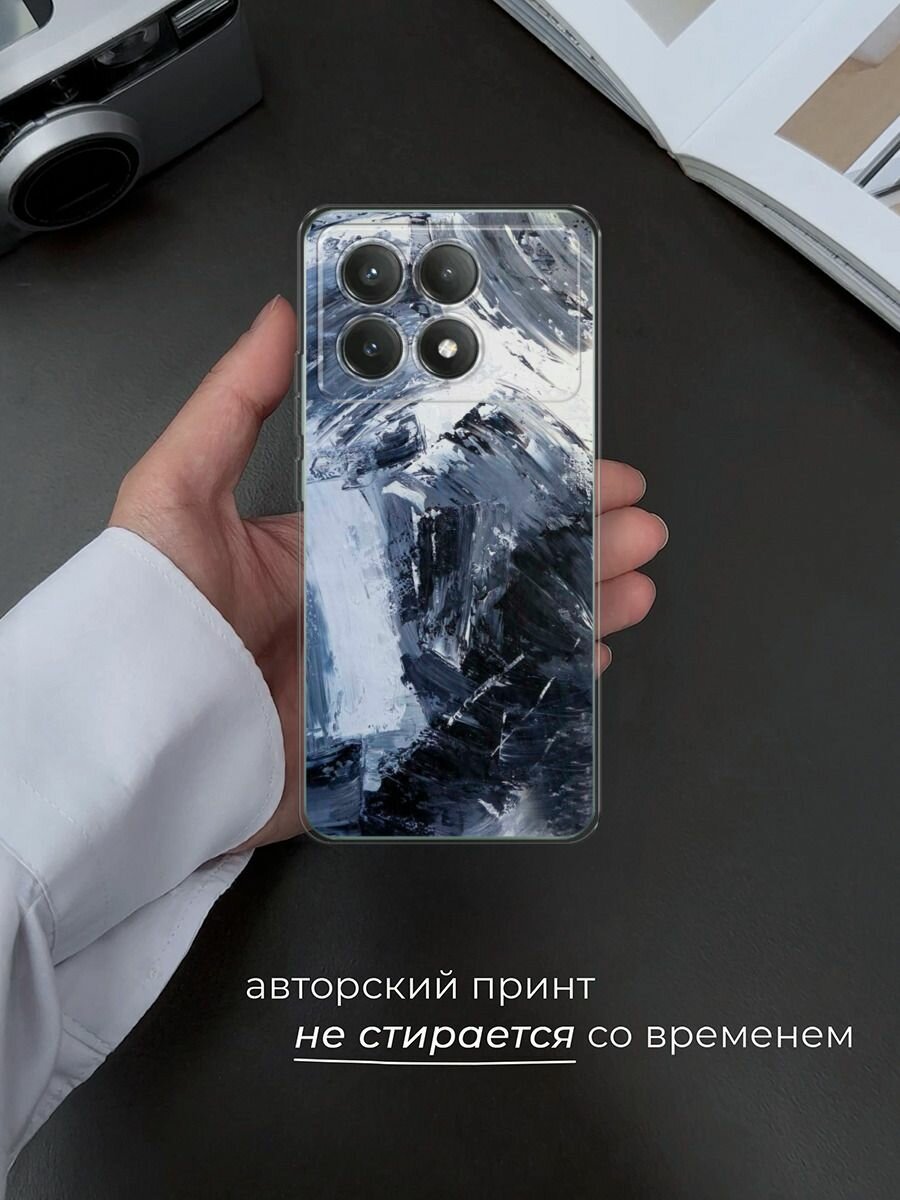 Чехол на Xiaomi Poco X6 PRO 5G / Поко X6 Про 5G с принтом "Абстракция живопись" — фото 1