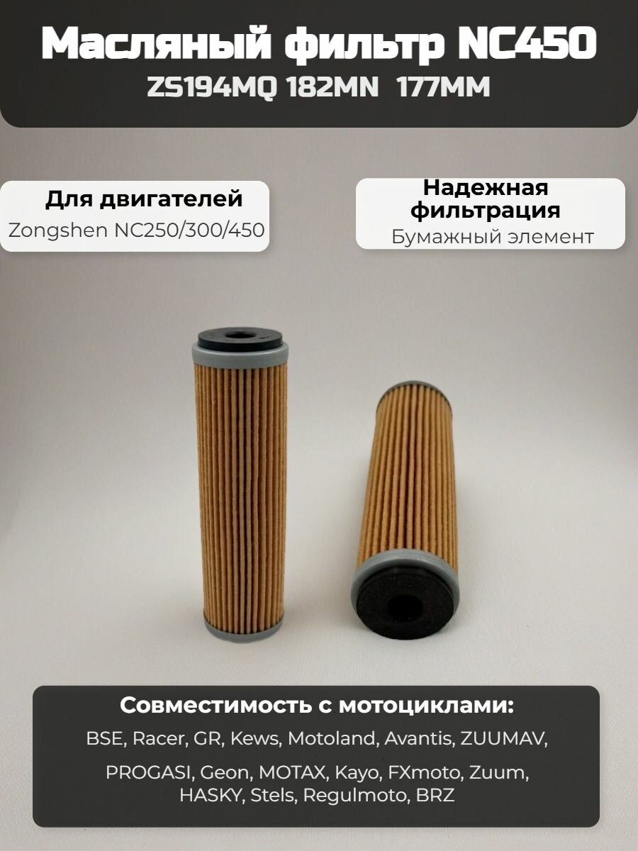 Масляный фильтр NC450 ZS194MQ 100104863
