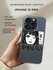 Чехол на Apple iPhone 15 Pro / Айфон 15 Про с принтом "Cute anime girl", прозрач...