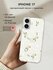 Чехол на Apple iPhone 17 / Айфон 17 с принтом "Пучки ромашек паттерн", прозрачны...
