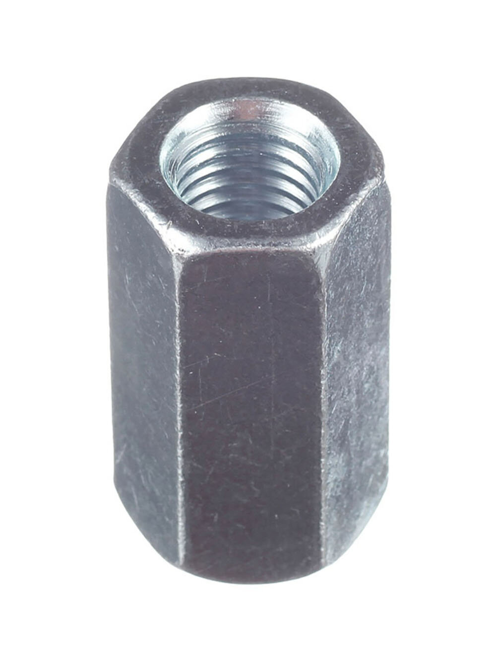 Гайка соединительная оцинкованная М14 х42 мм DIN 6334 (1 шт.)