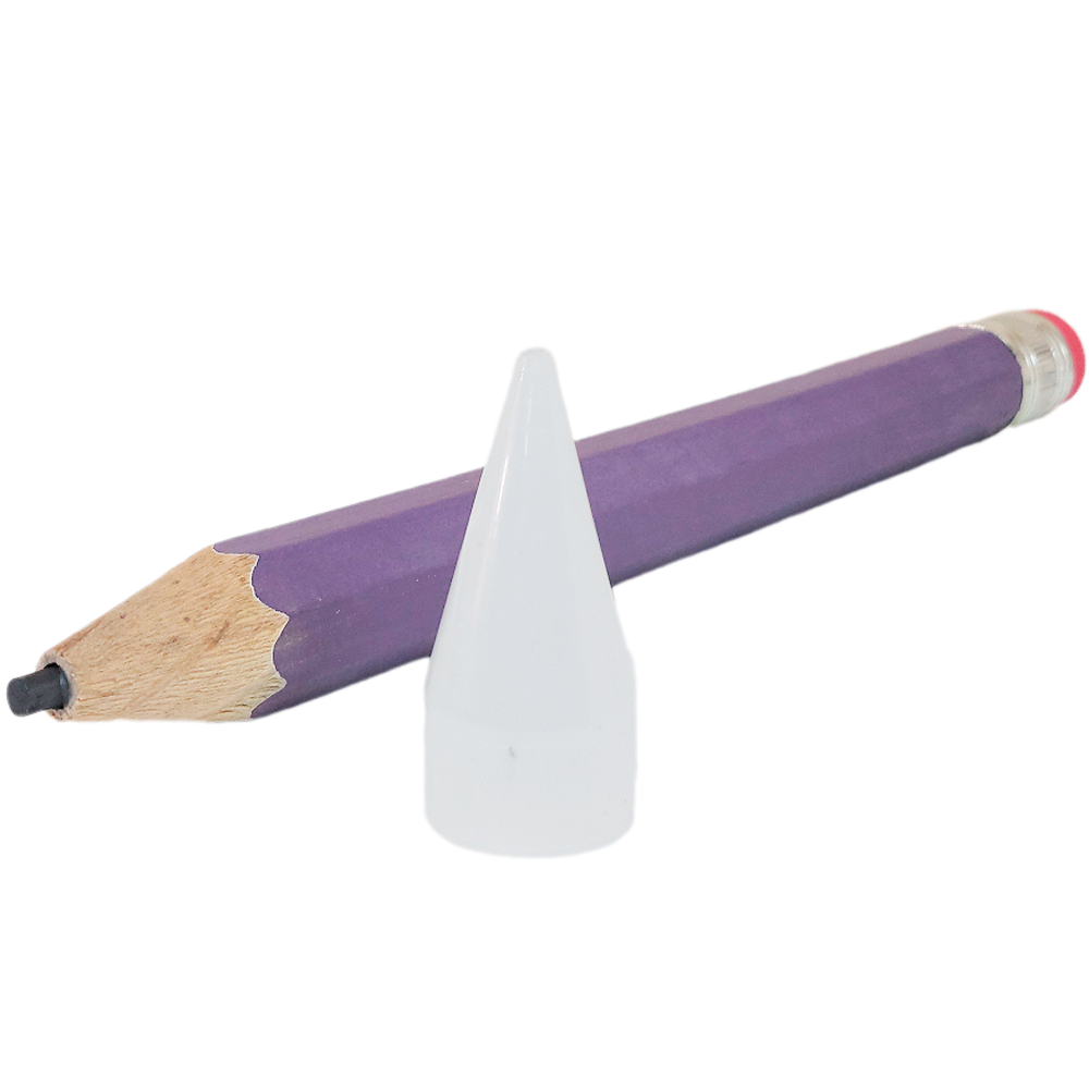 Чернографитный гигантский карандаш "Карамба" с ластиком (фиолетовый)