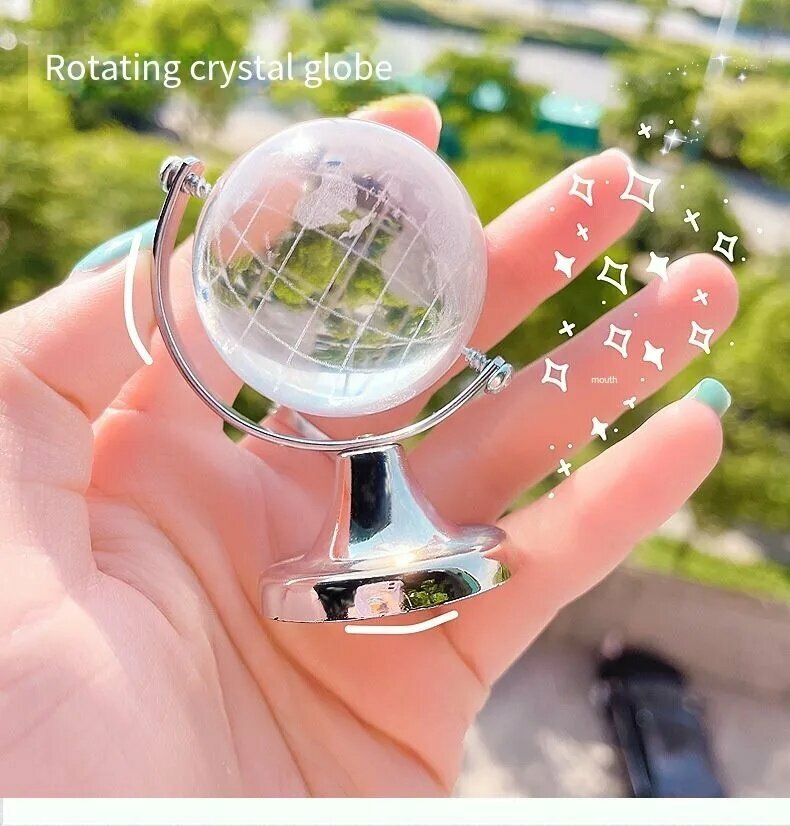 Мини-версия хрустального глобуса для творческих подарков