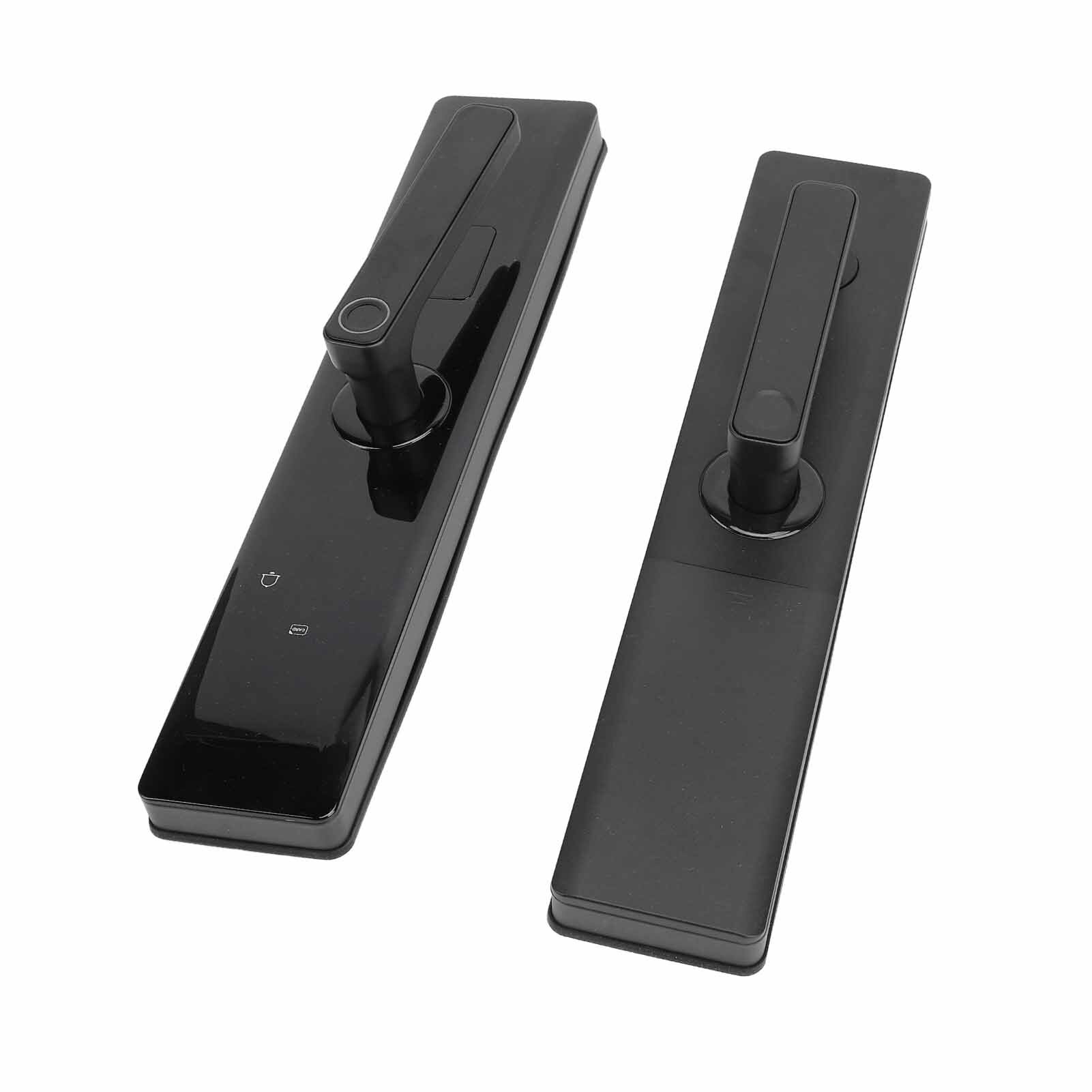 Умный замок для входа из алюминиевого сплава с отпечатками пальцев и паролем, приложение для управления полупроводниковым электронным замком без ключа с ключами для домашней двери