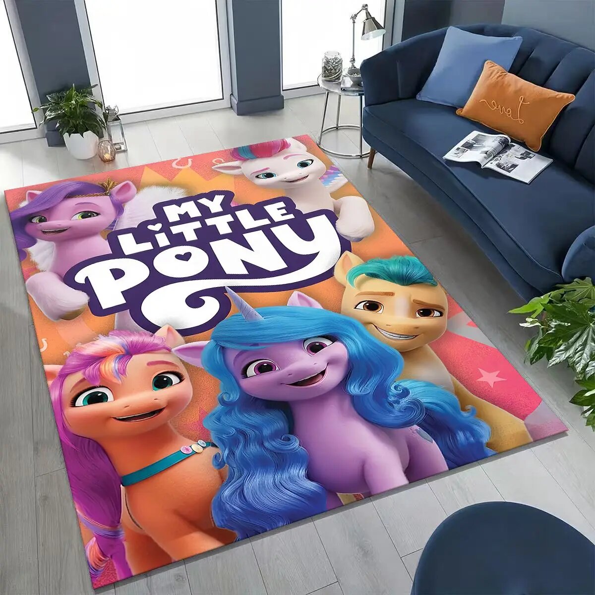 Коврик My Little Pony Unicorn MINISO 60x90cm( 23x35in ), 5