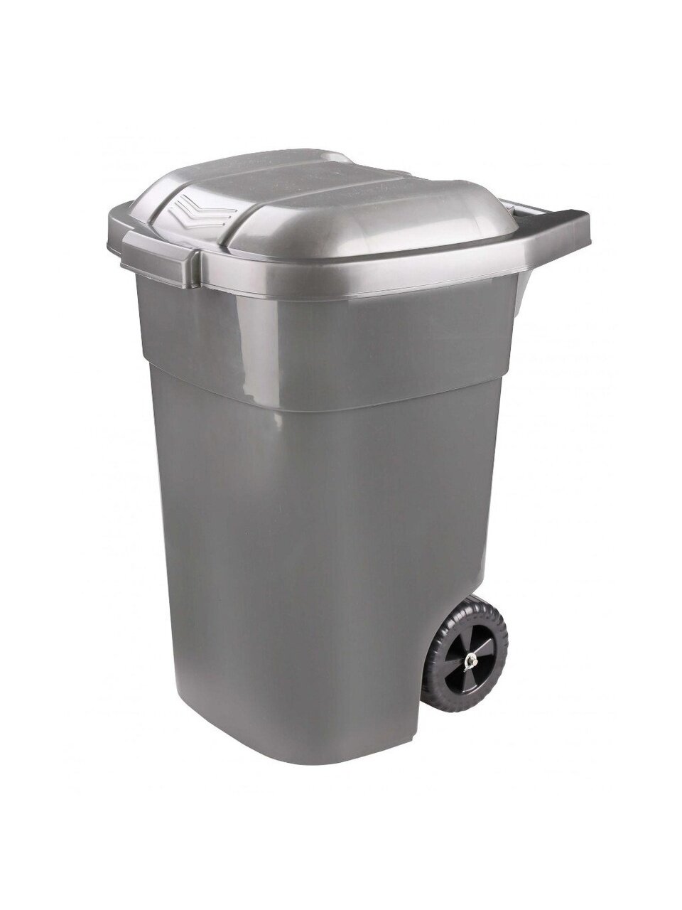 Бак для мусора пластиковый Эконом, 65 л, на колесах Альтернатива М7235