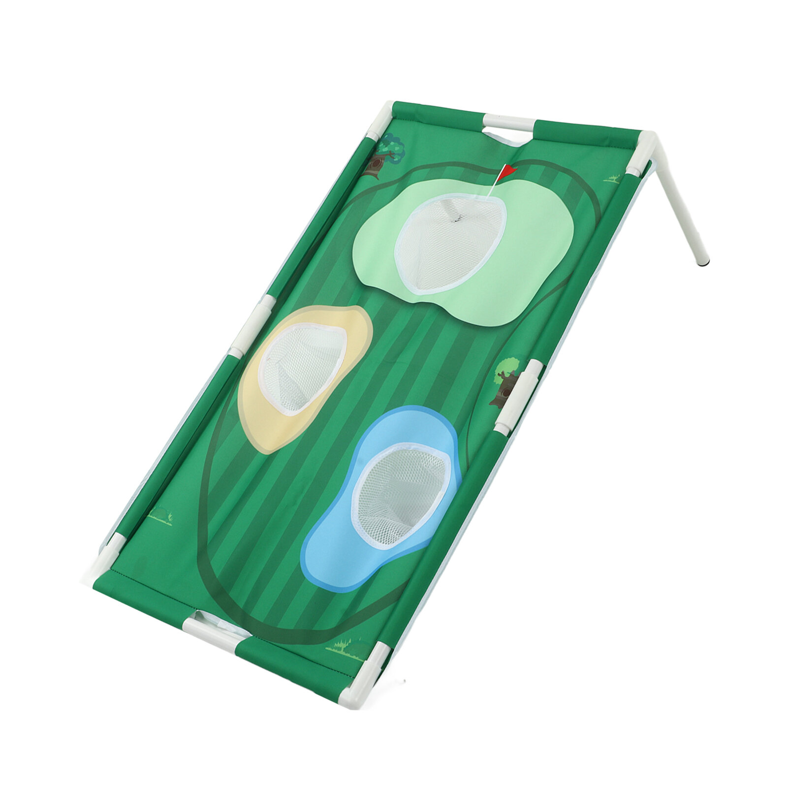 Набор досок для гольфа Cornhole, портативная клюшка для тренировки броска, клетка для игры в гольф Cornhole для детей, подарок для дома