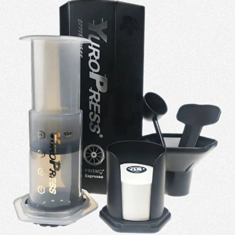 Кофеварка YuroPress Prisma Черный, Starter