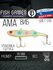 Воблер "Ама" Fish Games виб для ловли хищной рыбы, длина 90мм, 33г