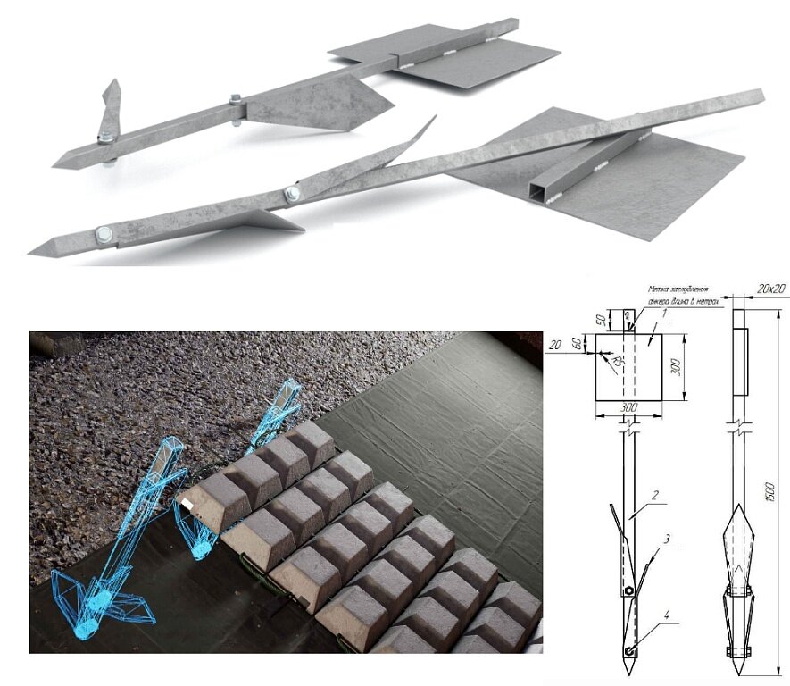 Анкер грунтовый
