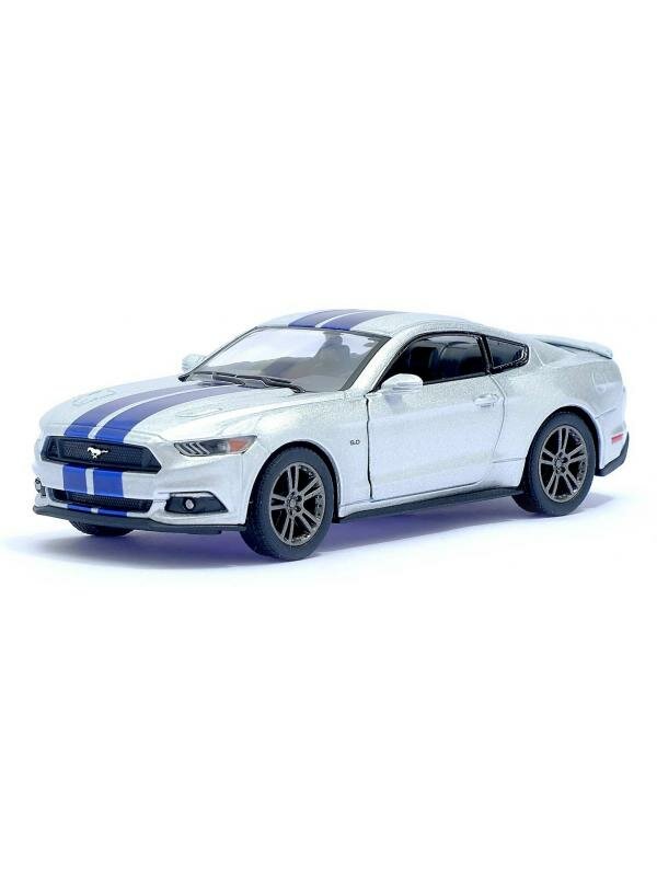 Модель машины KINSMART 2015 Ford Mustang GT w/ printing grey