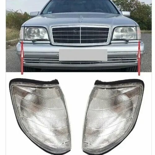 Фары автомобильные, Указатель поворота, 2 шт, арт. 1408260543 1408260643 для Mercedes-Benz S-Class W140