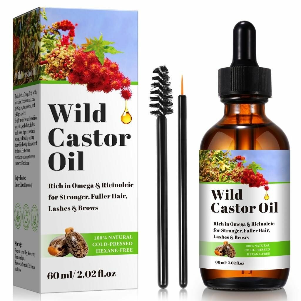 Касторовое масло для здоровья кожи головы 60 мл