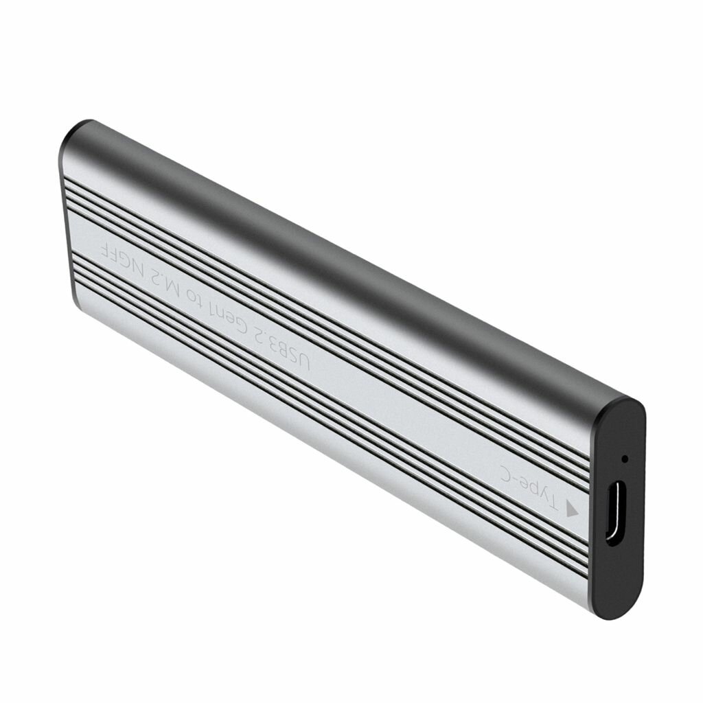 Корпус для SSD M.2 NVME - серебристый