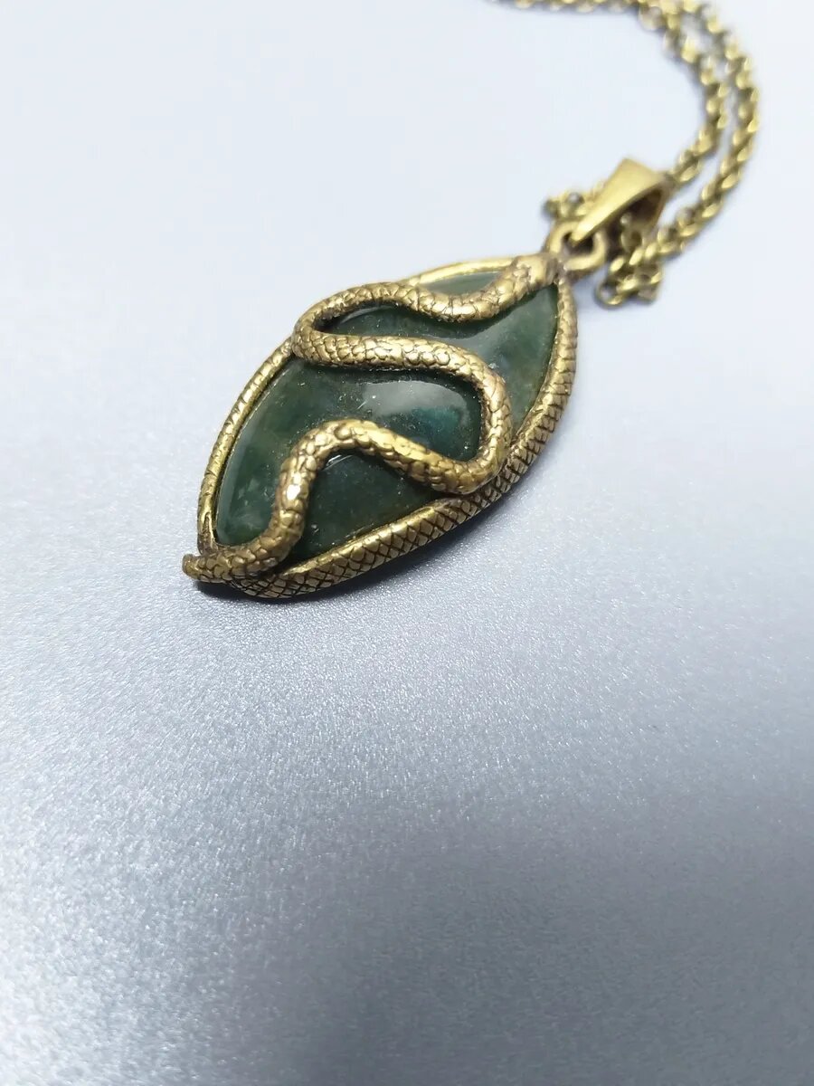 Колье, агат