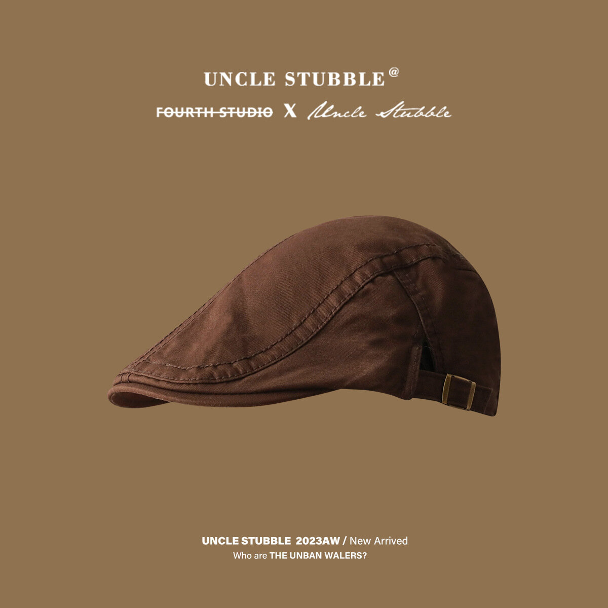 Милый мультяшный кожаный берет с кошачьими ушками, женский осенне-зимний милый крутой стиль, модная модная шляпа художника с художественным лицом, показывающая маленькие облака