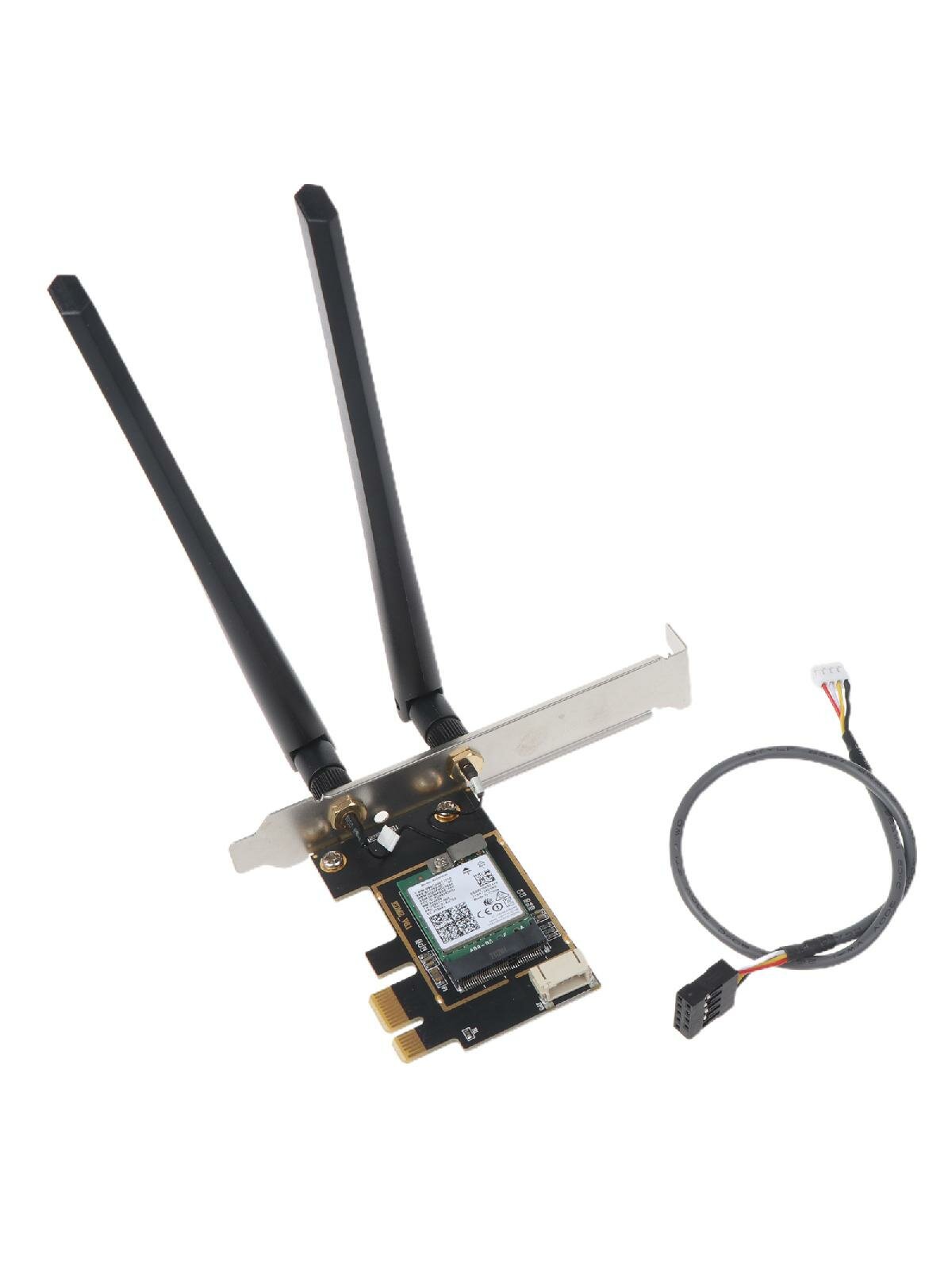 Dual Band for Intel 8265 PCI-e slot Wireless Wifi Adapter 2.4G/5Ghz Bluetooth-compatible 4.2 8265ac Wi-fi Card for PC