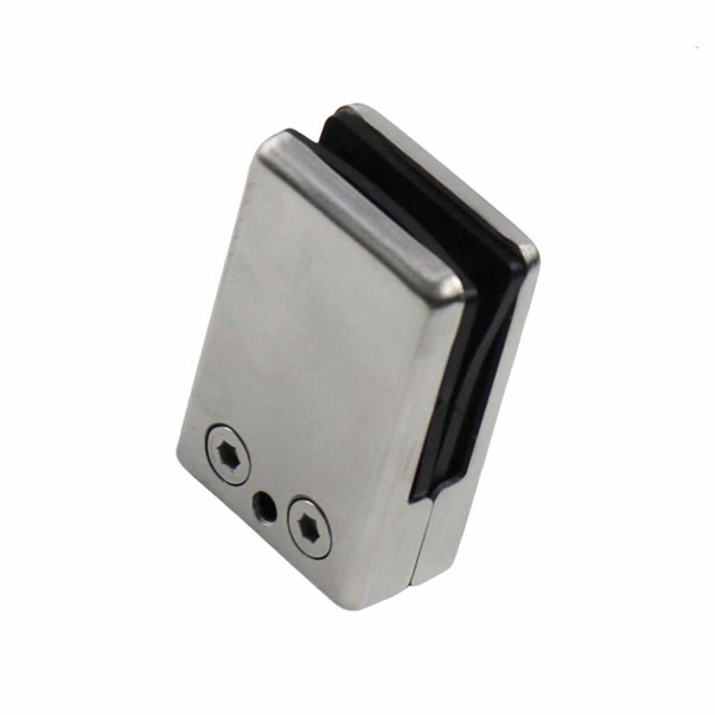 Крепления для стеклянных ограждений, Прямоугольный зажим