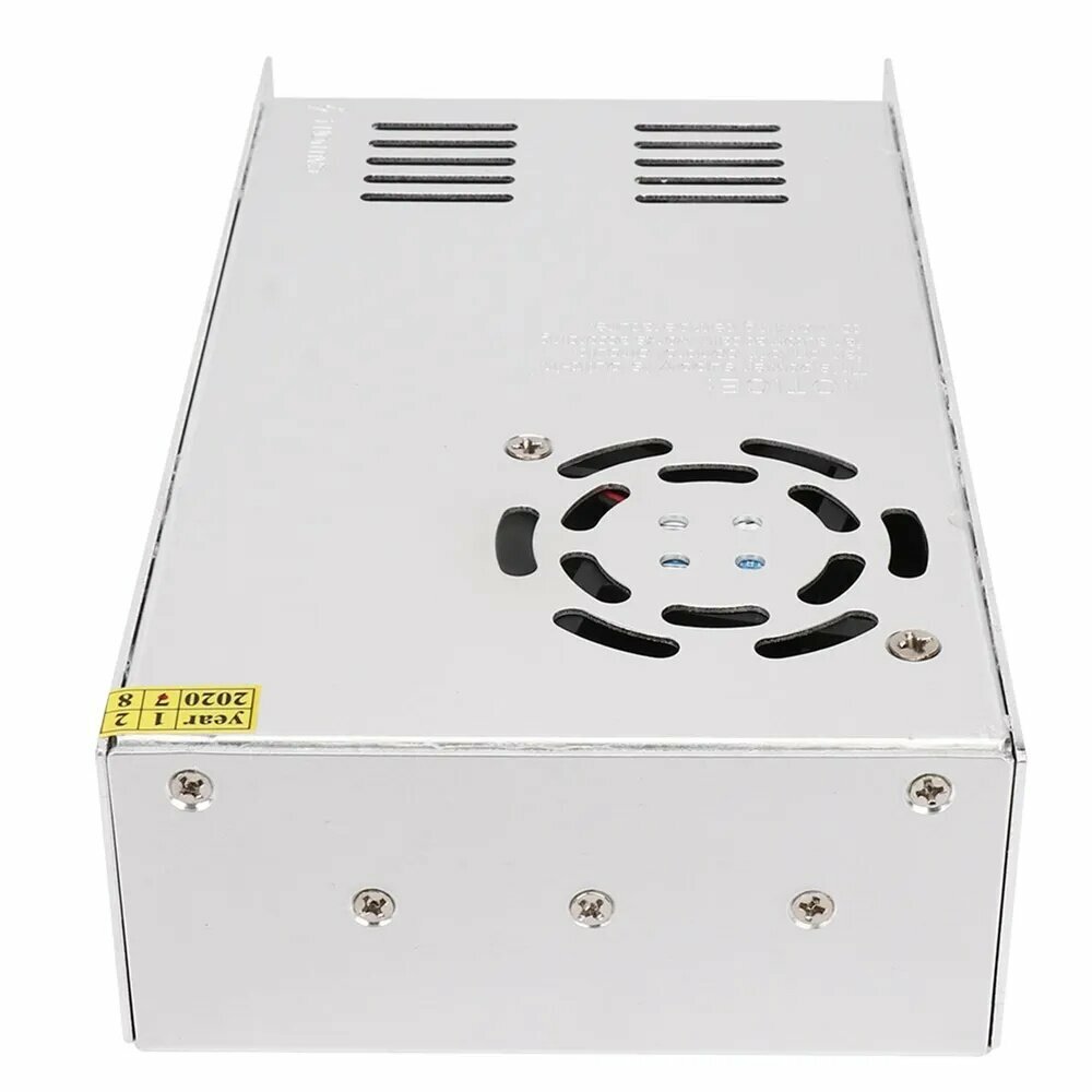 Источник питания адаптер из алюминиевого сплава DC48V для светодиодных экранов, лент светодиодов и 3D принтеров S-500-48 (48V/10.4A/500W) с входным напряжением AC110/220V 15%