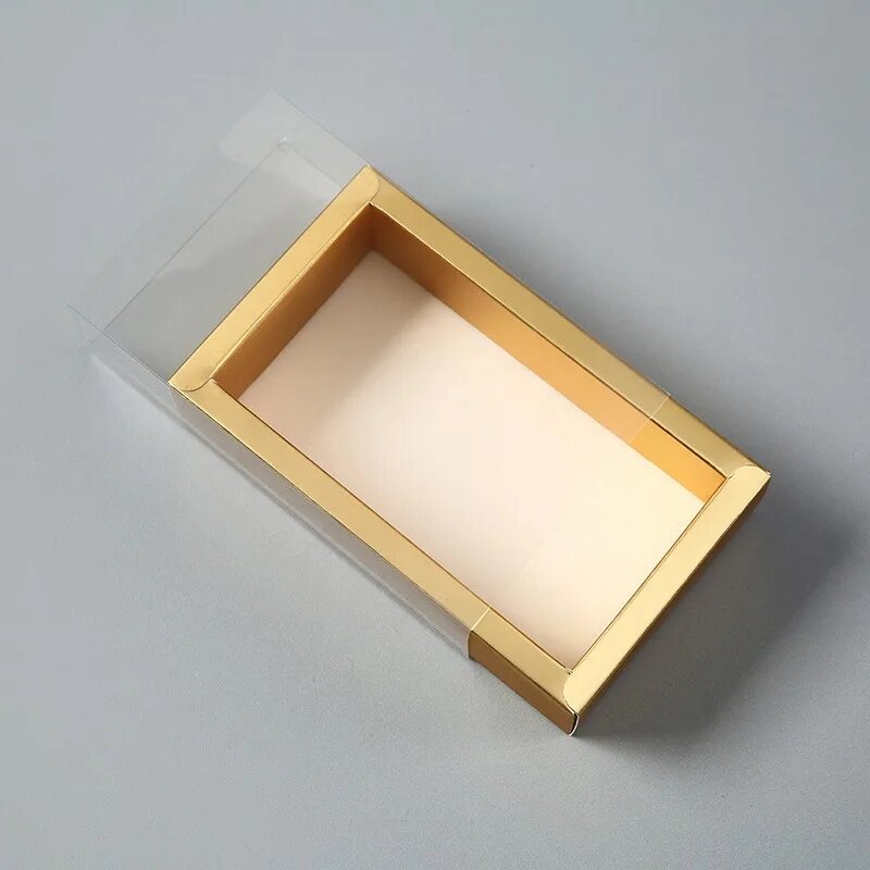 10 шт, серебряный цвет, ящик для бумаги, пустая картонная подарочная упаковка, 10 размеров, крафт-бумага, коробка для конфет, утолщенная коробка для свадебного подарка