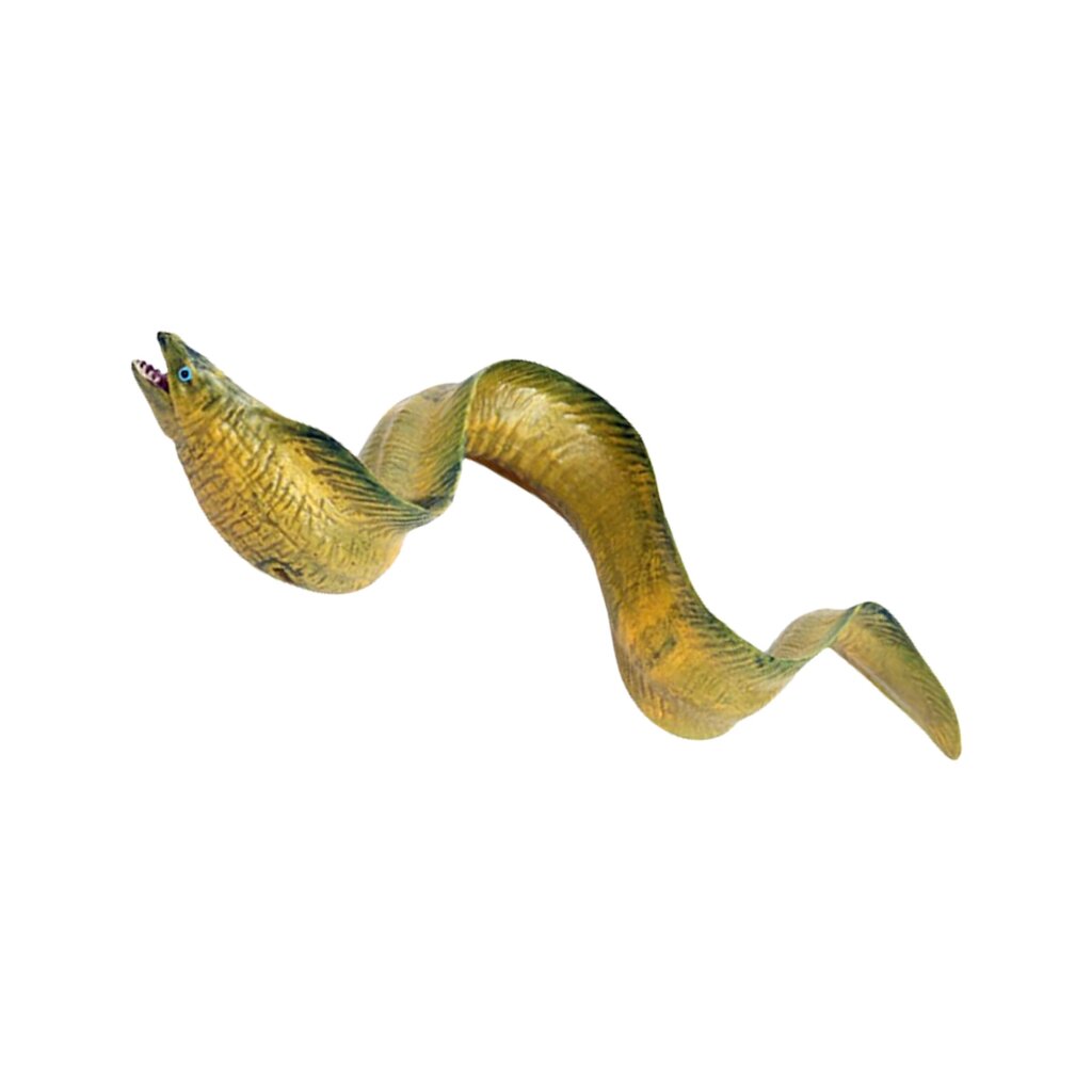 Подробная фигурка живого угря, имитирующая морское животное, массивная фигурка, которую легко носить с собой для показа на выставке в классе.