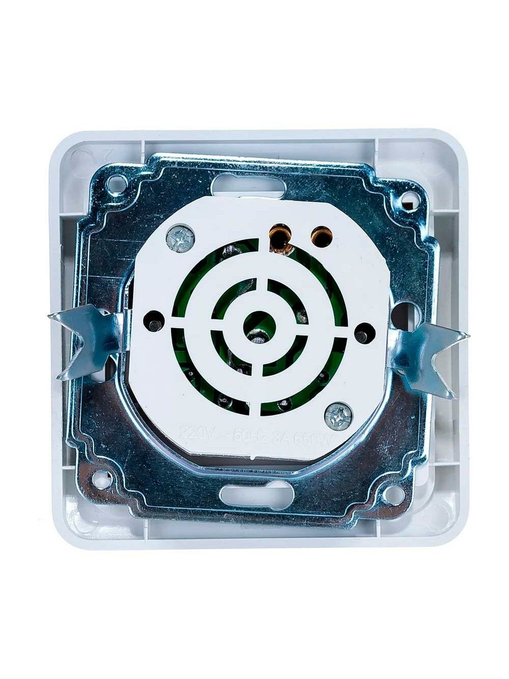 Набор Светорегулятор (RL, 600Вт) поворотный белый "Валдай" TDM 1 шт {SQ1804-0016} (2 шт)